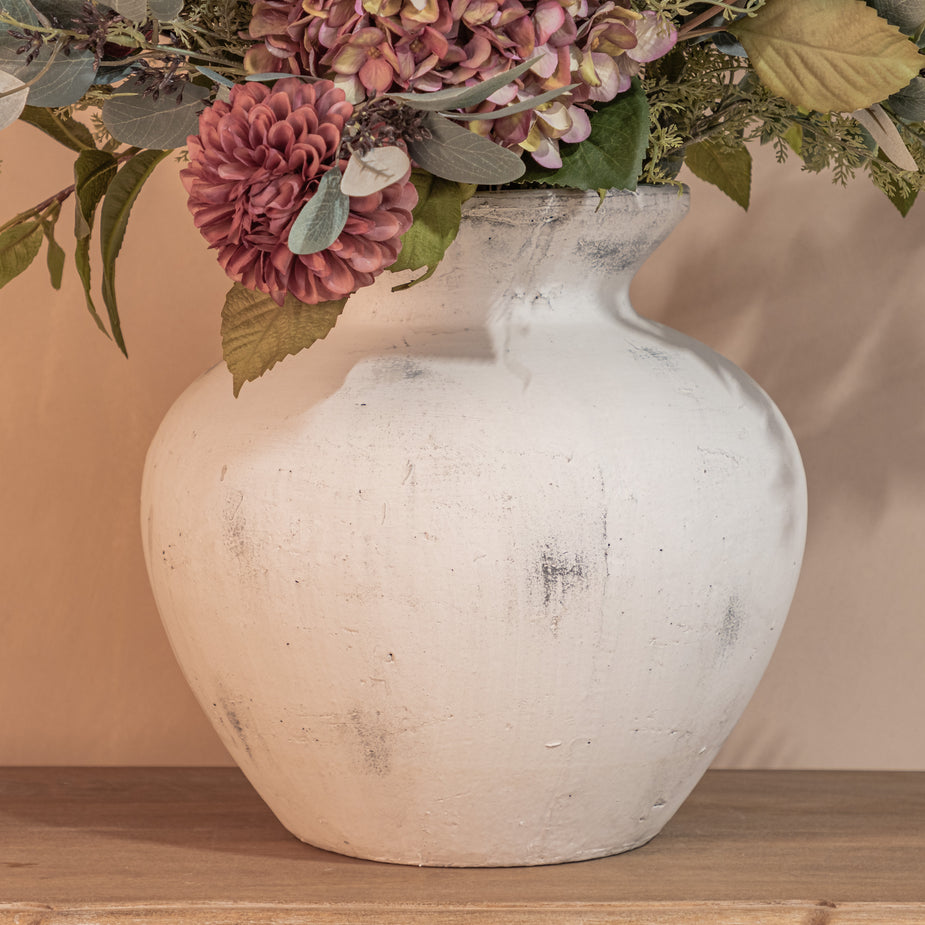 Darcy Antique White Stone Vase – Chosen By Jessica