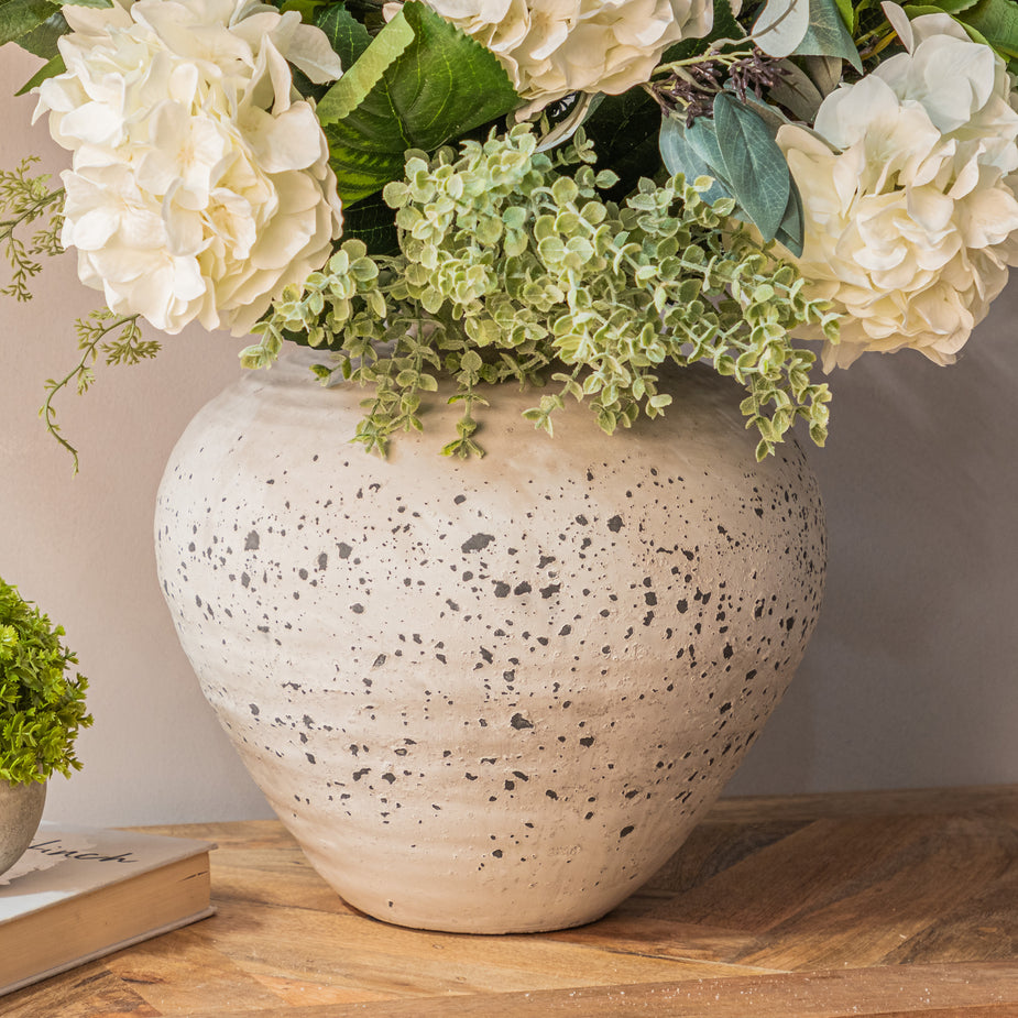 Darcy Antique White Stone Vase – Chosen By Jessica