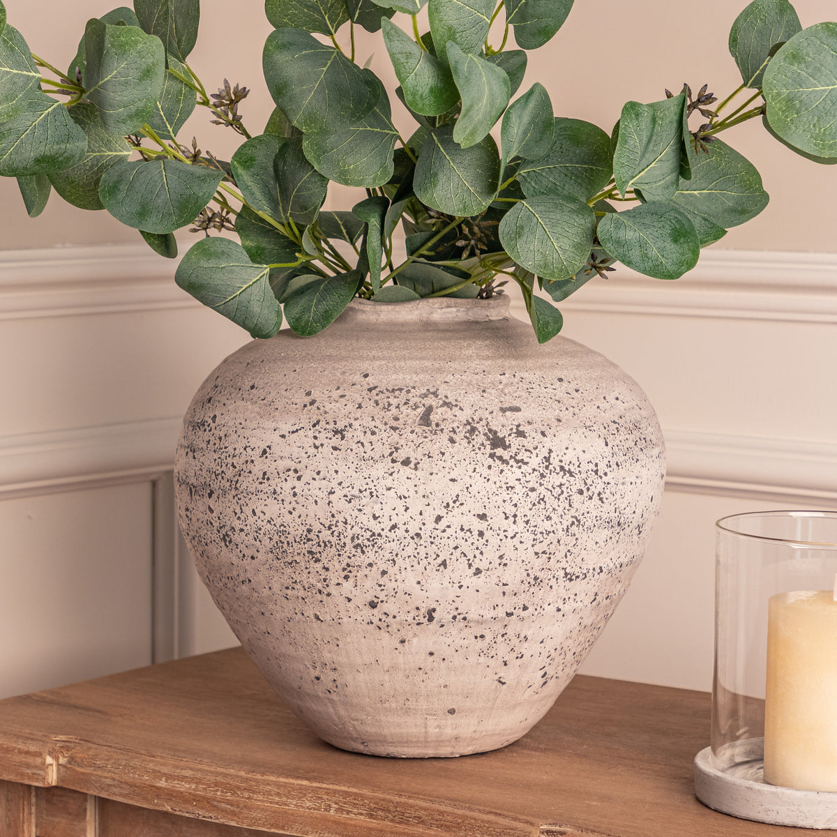 Rustic Distressed Shaped Stone Regola Vase – Chosen By Jessica