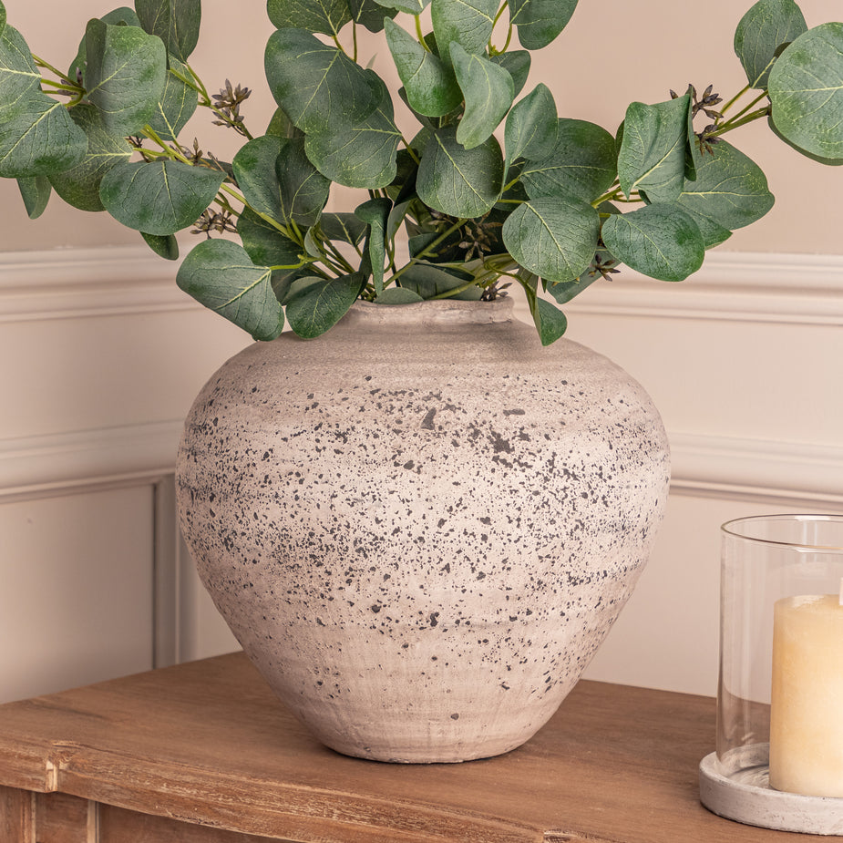 Darcy Antique White Stone Vase – Chosen By Jessica