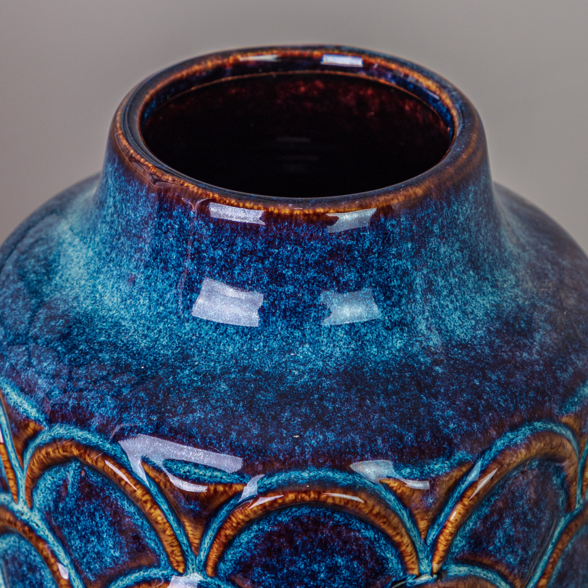 Seville Collection Scalloped Indigo Vase – Chosen By Jessica