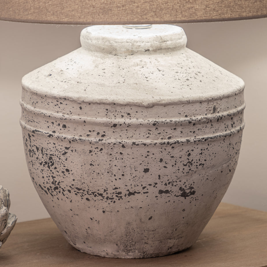 Rustic Distressed Stone Based Lamp – Chosen By Jessica