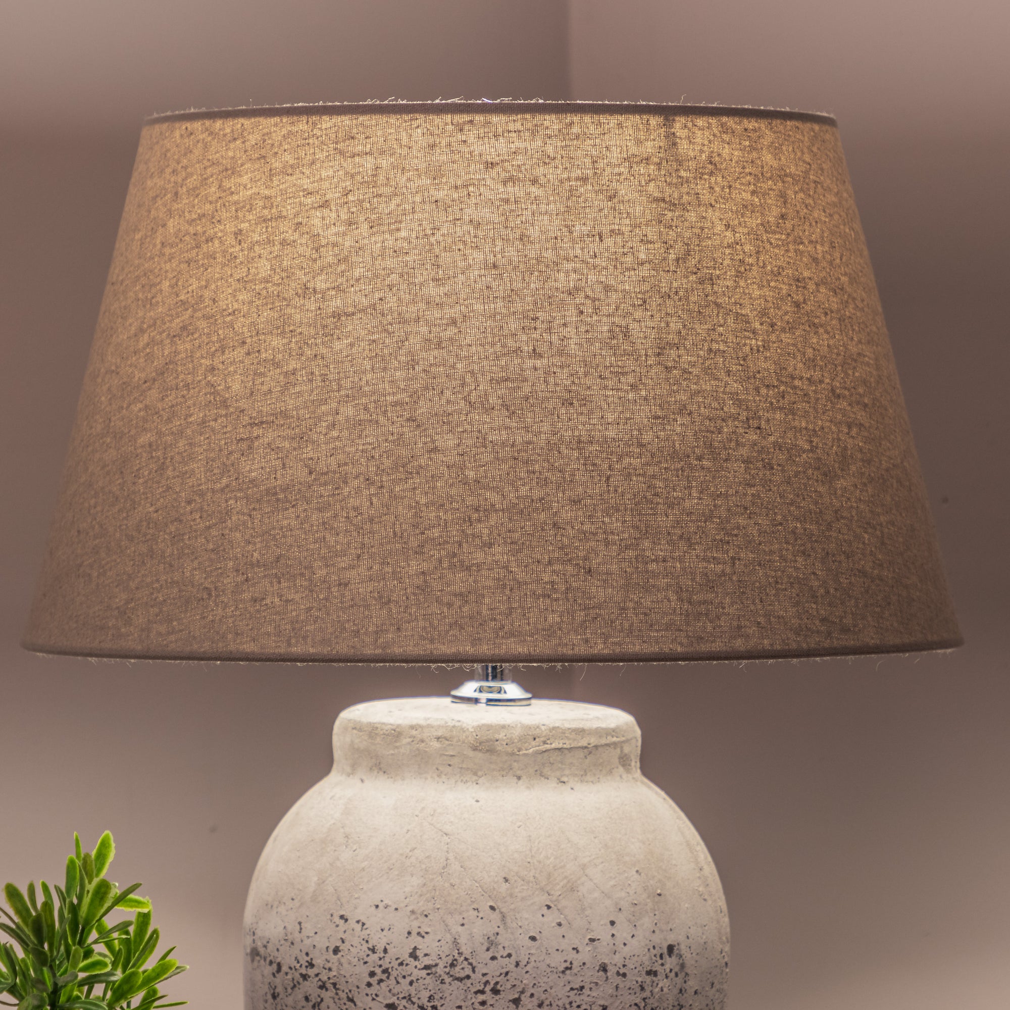 Rustic Distressed Tall Stone Based Lamp – Chosen By Jessica