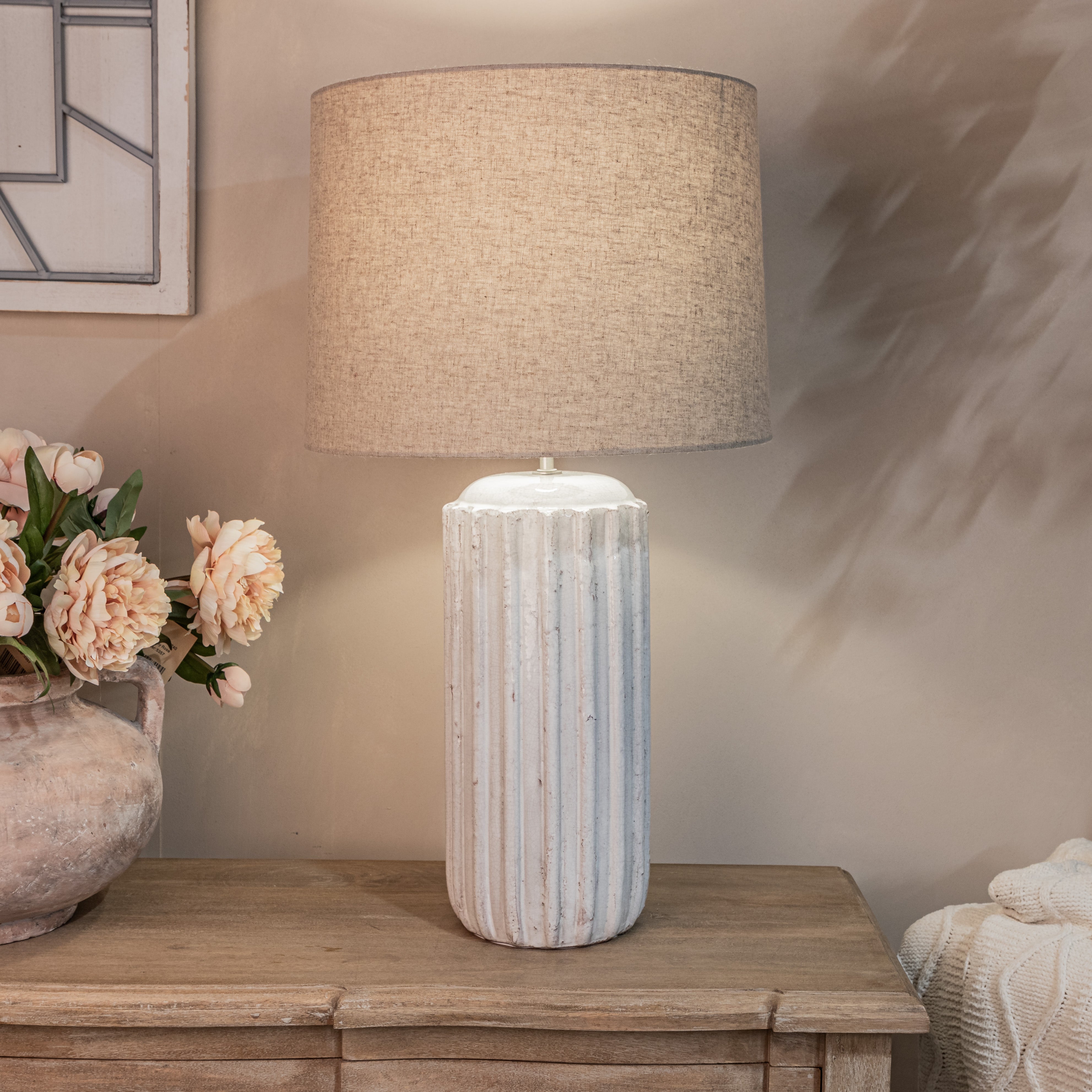 Tall white table lamps store